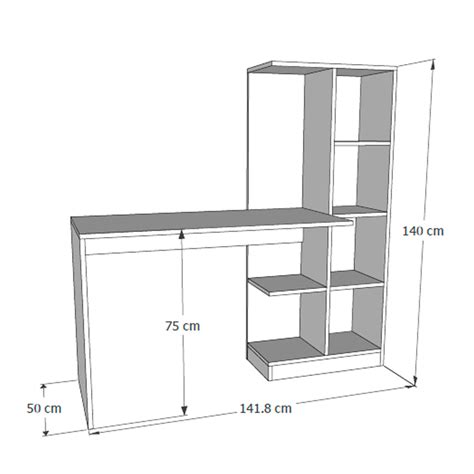 Escritorio Robert Wonder Wood Blanco Azul Promart Pe Promart