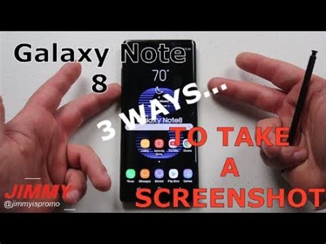 How To Take A Screenshot Galaxy Note 8 Youtube