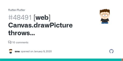 [web] canvas drawpicture throws unimplementederror · issue 48491