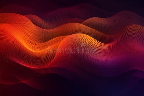 Colorful Abstract Wavy Background With Gradient Generative Ai Stock Illustration Illustration