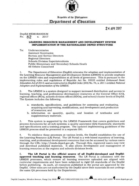 Learning Resource Management And Development System Pdf