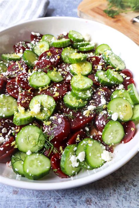 Beet And Cucumber Salad Bless This Meal