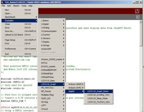 Chipkit Tutorial 7 Using Nokia 5110 Lcd Embedded Lab