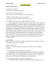 CNC LATHE QUESTIONS Vishwa Sivapalan November CNC LATHE Questions THINKING QUESTIONS