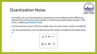 QUANTIZATION ERROR AND NOISE PDF