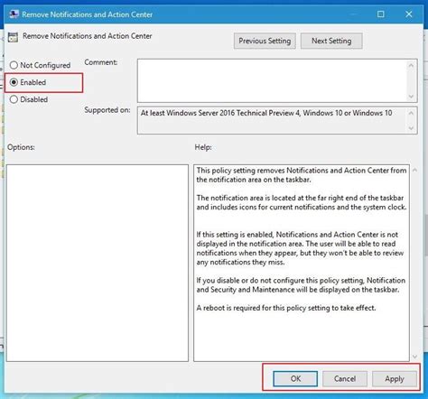 How To Disable Action Center In Windows 10 Windows Central