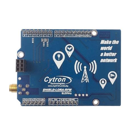 Lora Rfm Shield Expansion Board With Lora 915mhz Module For Arduino Kamami On Line Store