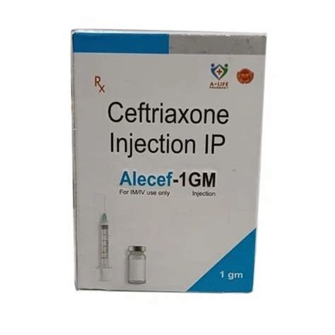 Ceftriaxone Injection Ip 1 Gm At ₹ 18 Box In Jhansi Id 2851823979097