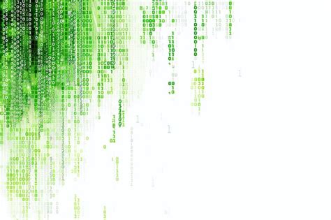 Green Digital Binary Data Images Free Download On Freepik