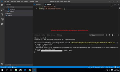 Python Hazırlık Vscode ile Python Kullanımı Mustafa Sabri OĞUZ