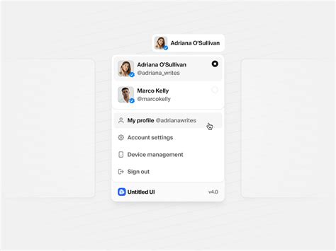 User Dropdown — Untitled Ui By Jordan Hughes® On Dribbble