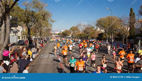 Editorial Semi Marathon Marseille Cassis 2016 Editorial Stock Image