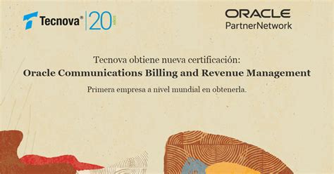 Certificación Oracle Brm Tecnova Logra Este Importante Reconocimiento