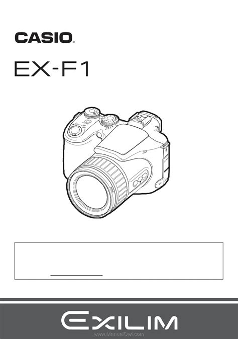 Casio Exilim Ex User Guide