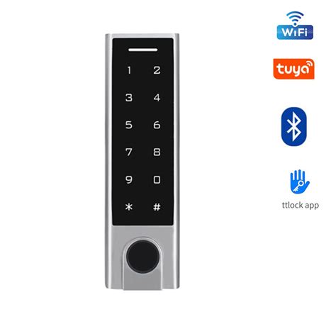 the tuya or ttlock app fingerprint access controller support add delete users by app ios and