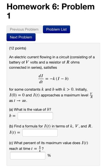 solved homework 6 problem 1 problem list previous problem