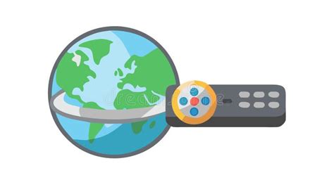 Global Control Remote World Connectivity Device Vector Design Generative Ai Stock Vector
