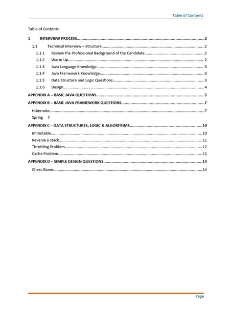 Interview Process For Java Developers Pdf Class Computer