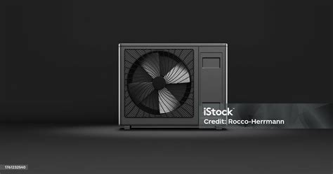 히터로서의 히트 펌프 에너지 및 대체 녹색 에너지3d 일러스트 레이 션 열펌프에 대한 스톡 사진 및 기타 이미지 열펌프 3차원 형태 뇌파 Istock