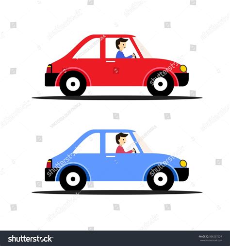 Guy Car Stock Vector Royalty Free 566237524 Shutterstock