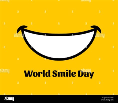 World Smile Day Happiness Background Stock Vector Image And Art Alamy