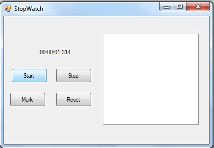 Creating A StopWatch In VB NET SourceCodester