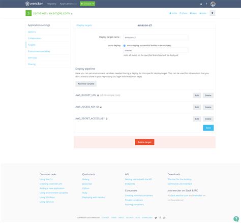Moving To A Static Website Part 3 Automated Deployment With Wercker · Samaxes