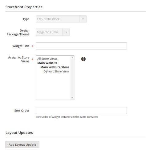 How To Insert A Widget Into Sidebar In Magento 2