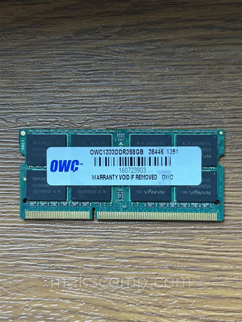 Пам ять OWC Gb So DIMM PC S DDR v продажа цена в Одессе Модули памяти от