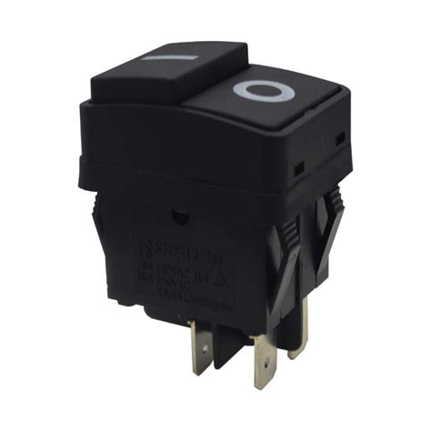 Waterproof Push Button Rocker Switch Dpst On Off I O 4 Pin