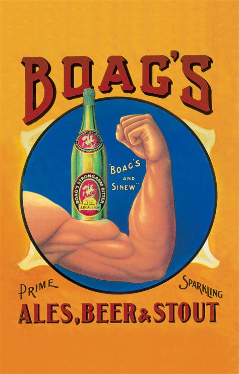 Poster Strongarm James Boags Online Shop