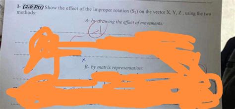 Solved I Pts Show The Effect Of The Improper Chegg
