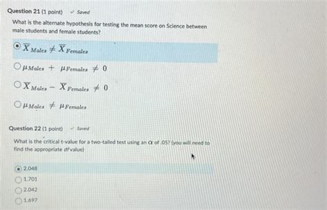 Solved Two Sample T Test For This Test You Are Interested Chegg Com