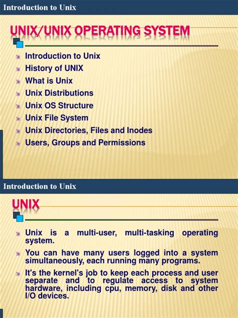 Introduction To Unix Pdf Unix Computer File