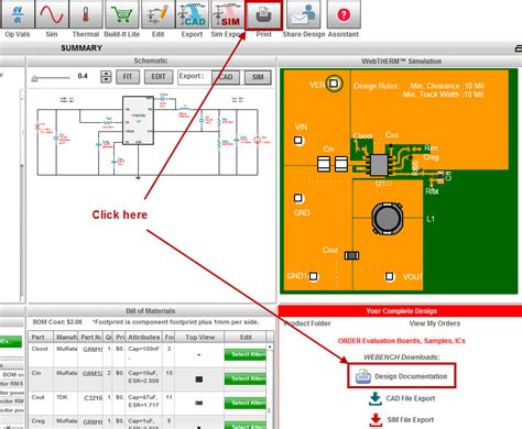 How Can I Print A Webench Schematic Print Is Not An Option With A