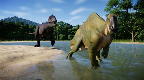 Jurassic World Evolution Hunting On The River 01 By Kanshinx3 On