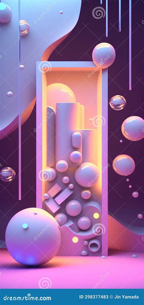 Set Of 3d Shapes 3d Render White Geometric Shapes On White Background
