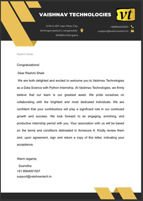 Datascience Python Internship Vaishnavtechnologies Grateful S Rashmi