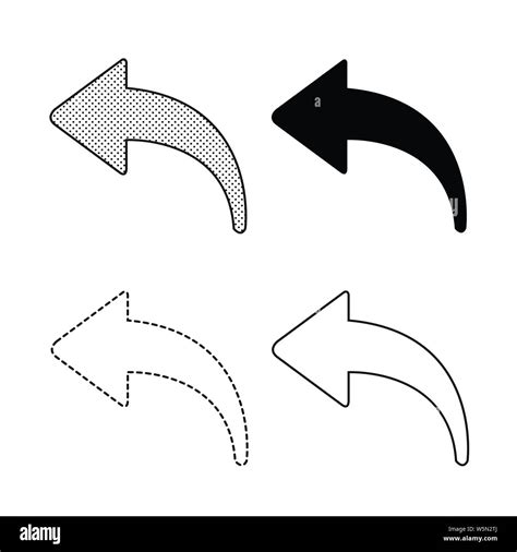 Vector Arrow Icon Illustration Stock Vector Image And Art Alamy