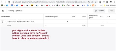 Shopify Adding Weights To Products With And Without Variants The Quick Way Itdoescompute