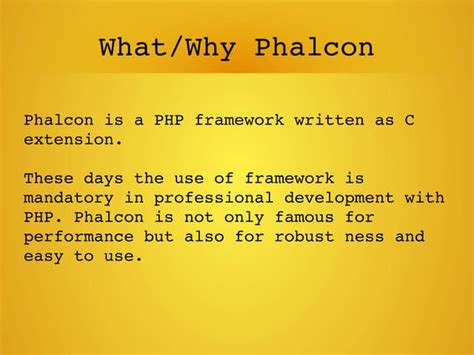 phalcon ppt