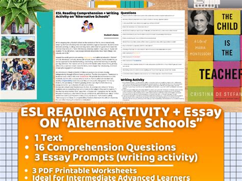 Esl Reading Comprehension Writing Activity Alternative Schools By Teach Simple