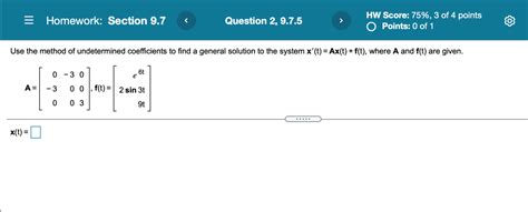 Solved Homework Section 9 7 Question 2 9 7 5 Hw Score