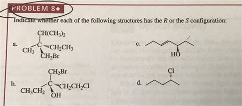 Solved Indicate Whether Each Of The Following Structures Has