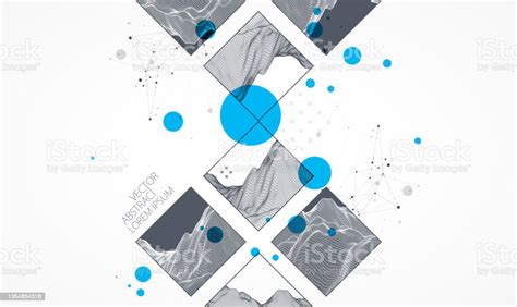 평방 의 현대 과학 또는 기술 요소 트렌디 한 추상적 인 배경 표면 그림입니다 벡터 0명에 대한 스톡 벡터 아트 및 기타 이미지 0명 3차원 형태 과학 Istock