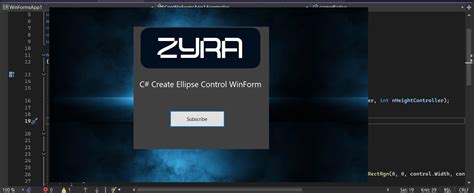 github zyrasoftware cs create ellipse winforms you can add border