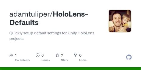 Github Adamtuliperhololens Defaults Quickly Setup Default Settings