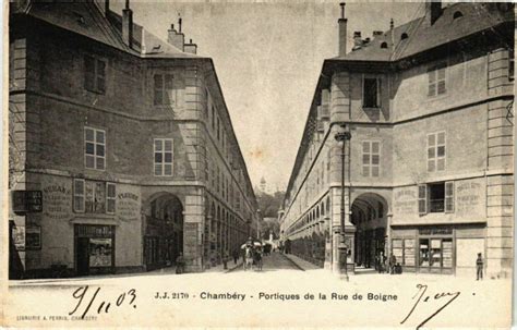 Chambery Portiques De La Rue De Boigne à Chambéry Cartorum