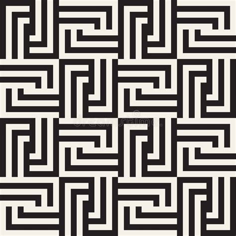 Seamless Vector Pattern Abstract Geometric Background Linear Grid Structure Stock Vector