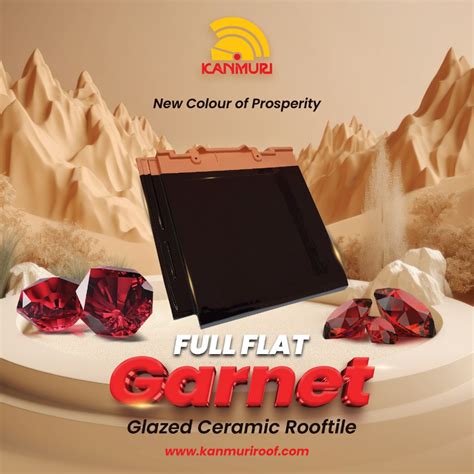 Jual Genteng Keramik Kanmuri Full Flat Garnet Shopee Indonesia